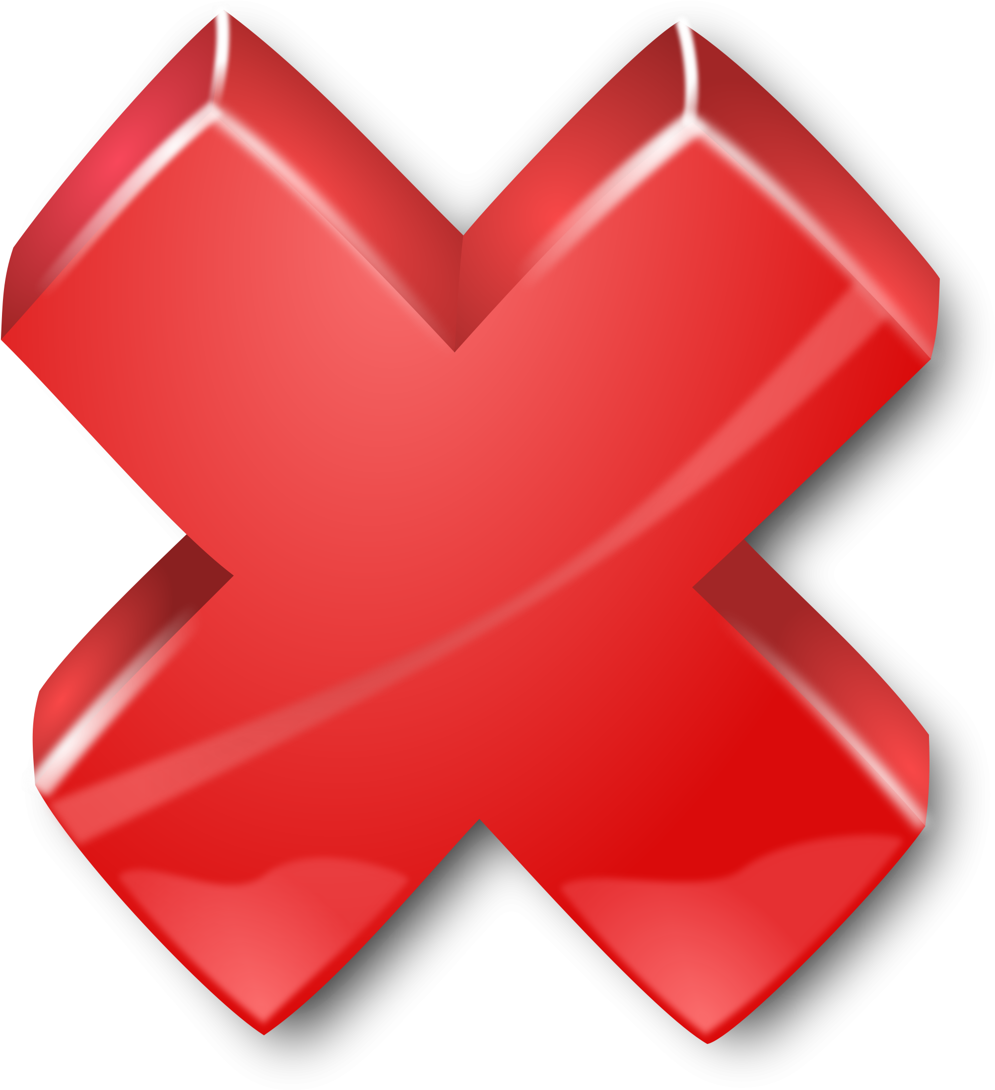 Download A Red X Symbol With Black Background 100 Free FastPNG